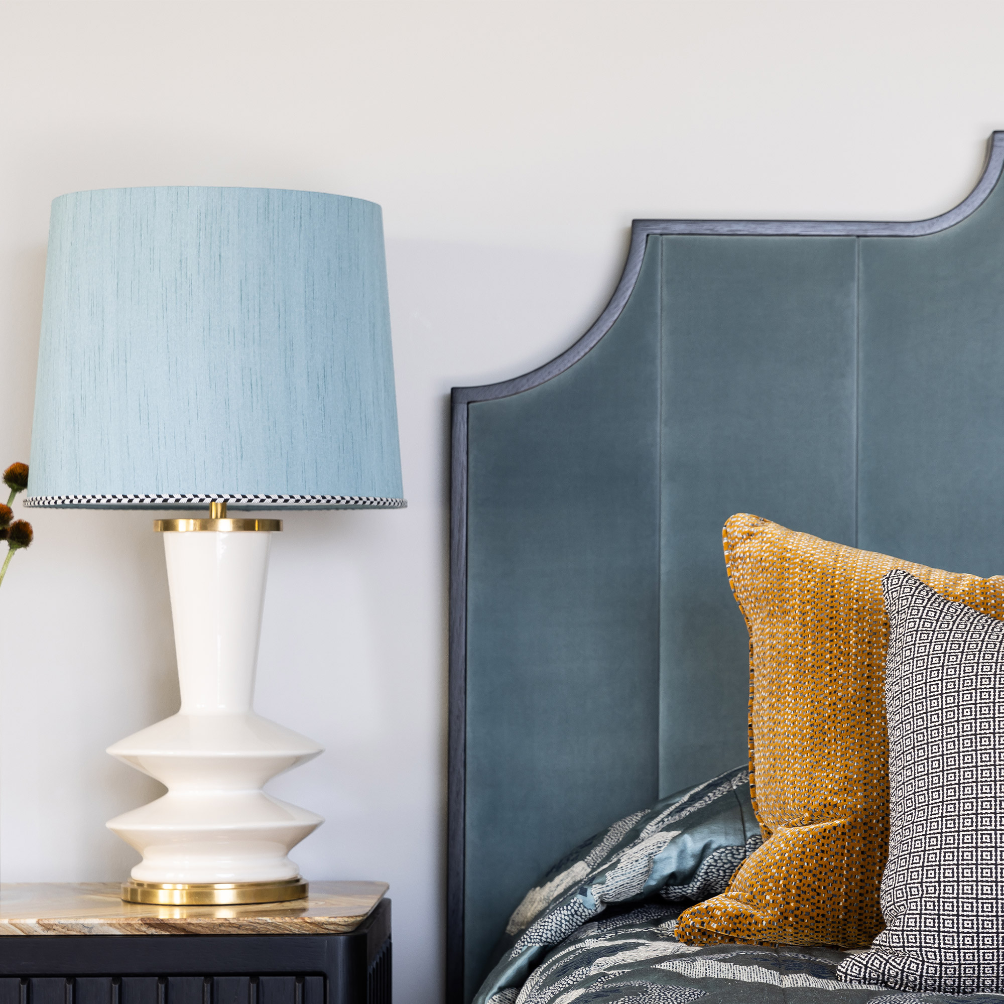 Whittaker Medium Table Lamp (Ivory) - Bloomingdales Lighting