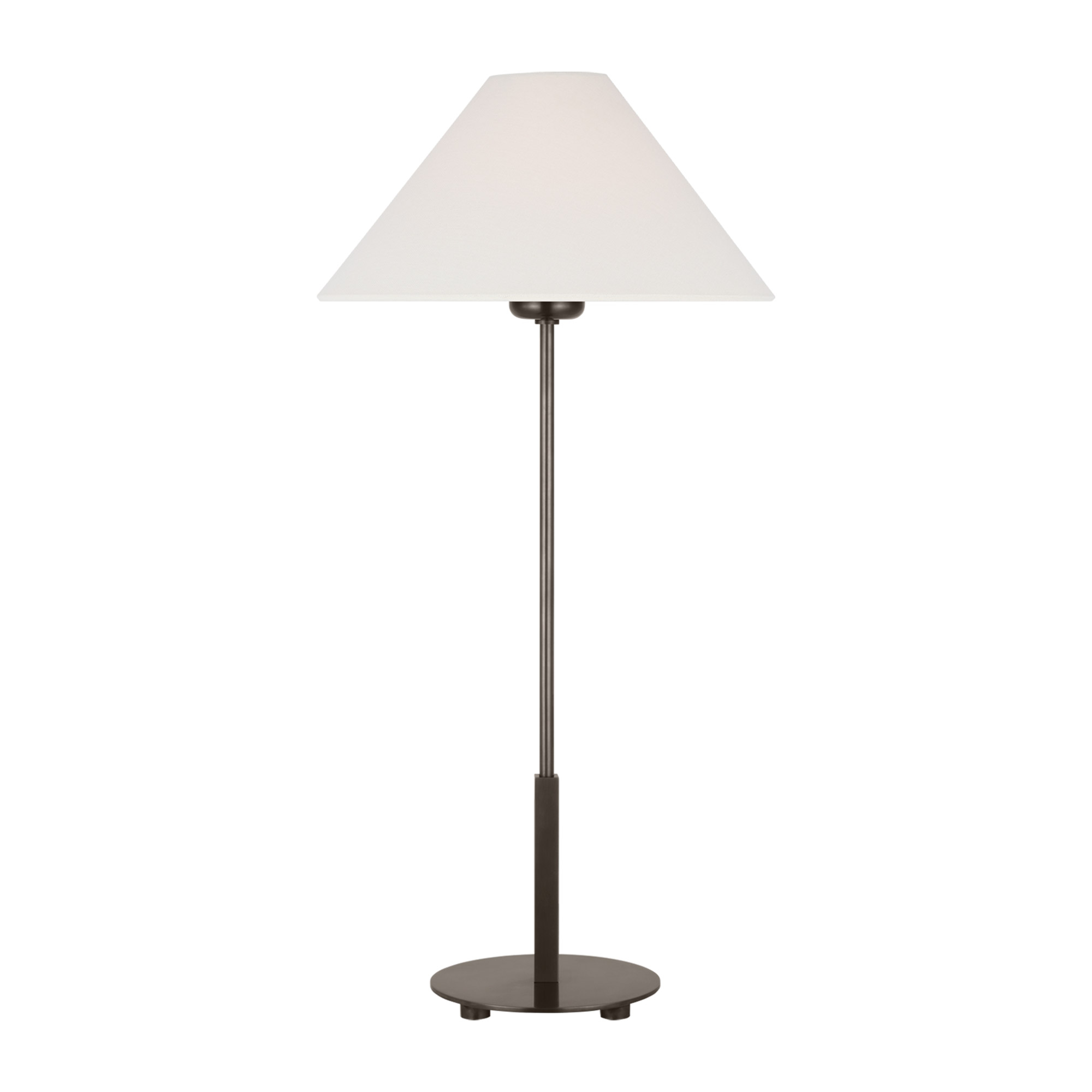 Hackney 24" Cordless Buffet Lamp (Bronze with Linen Shade ...