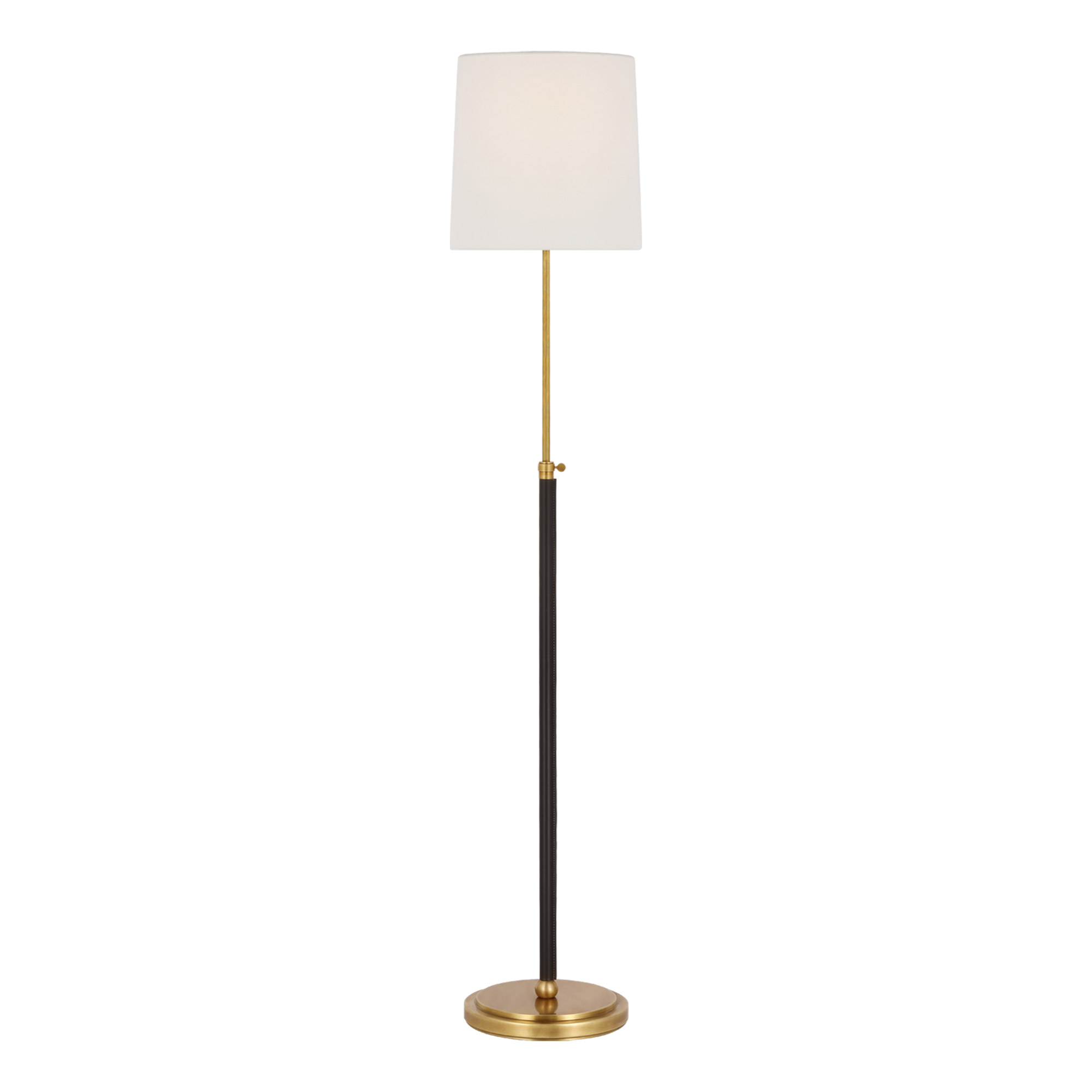 Bryant Wrapped Floor Lamp (Brass and Chocolate Leather) - Bloomingdales ...