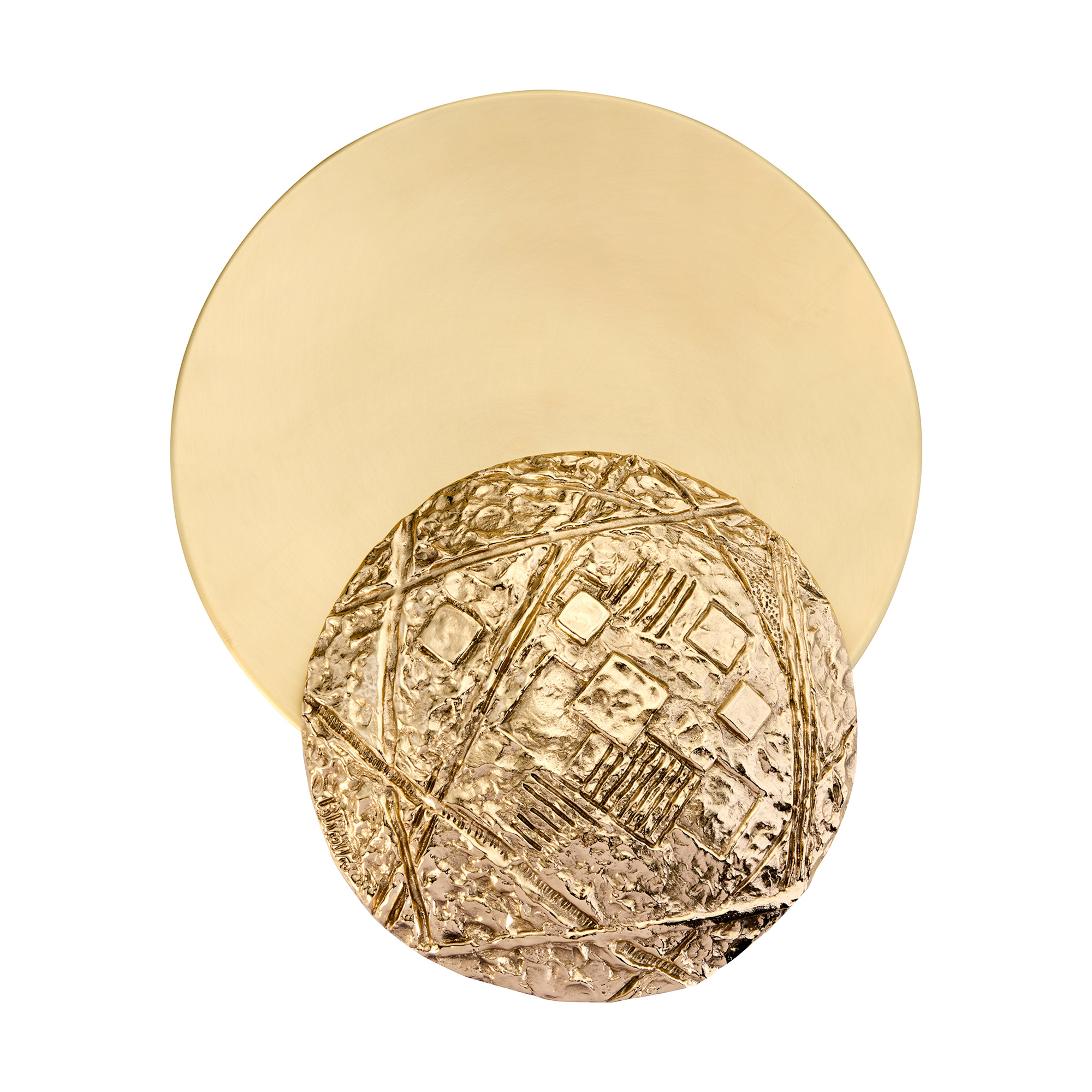Gong Wall Light (Casted Brass) - Bloomingdales Lighting