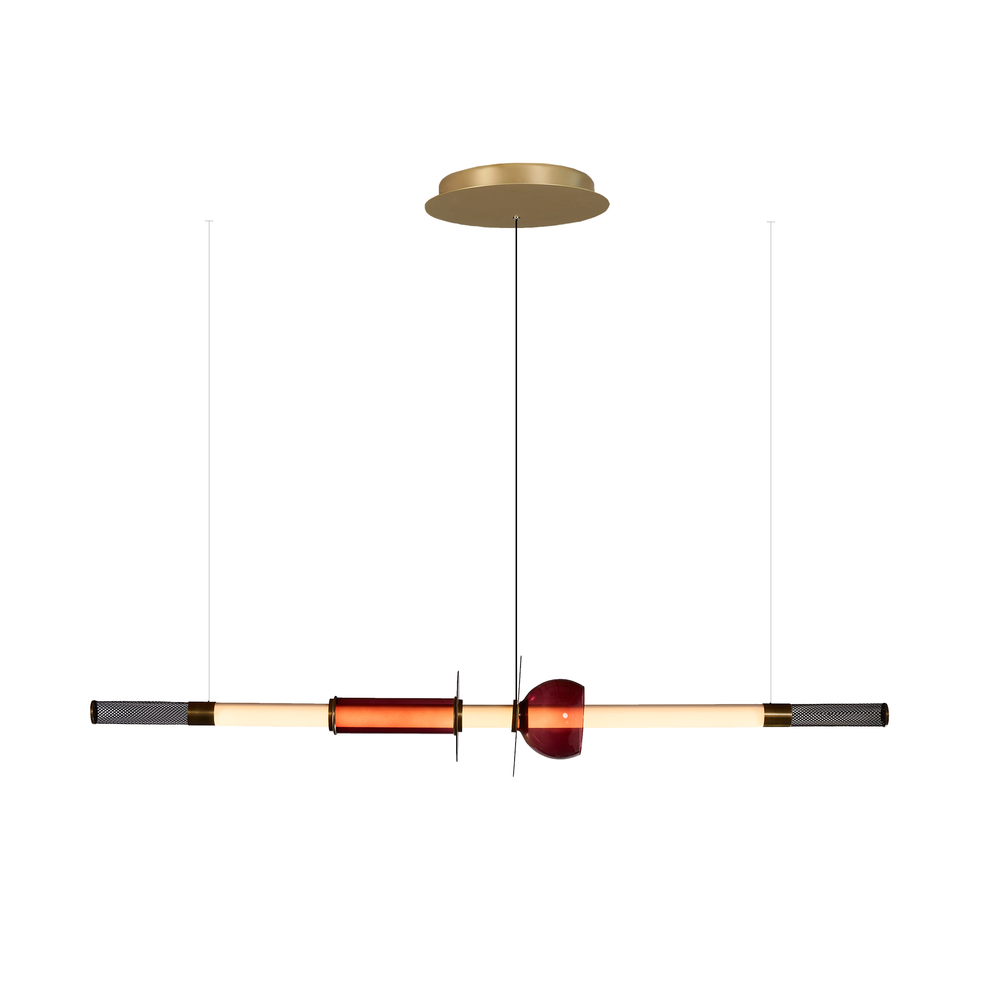 Venus Linear Pendant (Ruby) - Bloomingdales Lighting