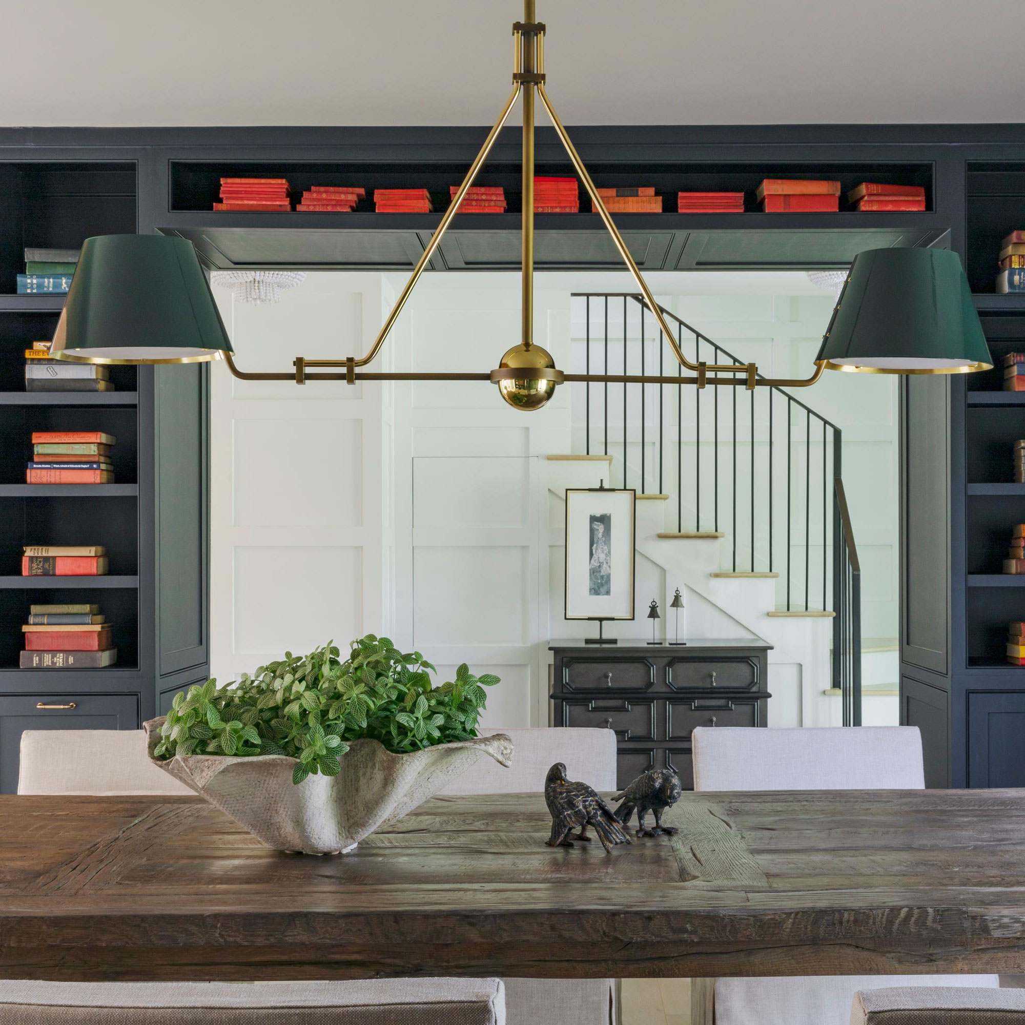 Chiltern Double Hang Pendant (Brass) - Bloomingdales Lighting