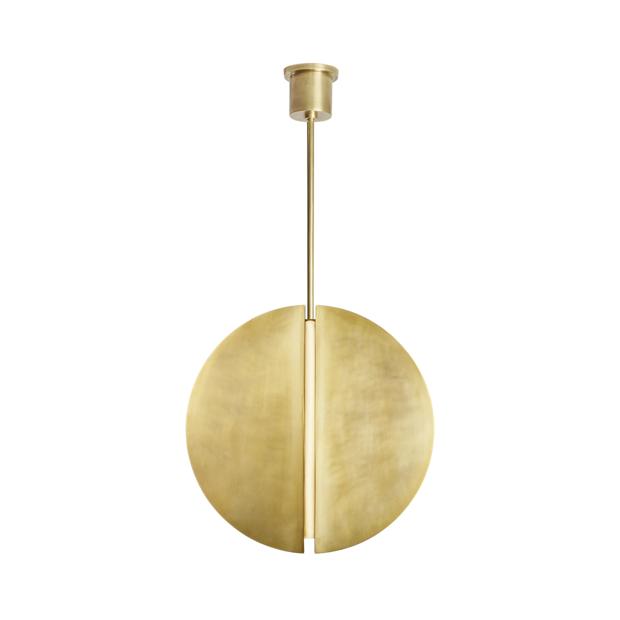 Bau 28" Pendant in Natural Brass | Bloomingdales Lighting