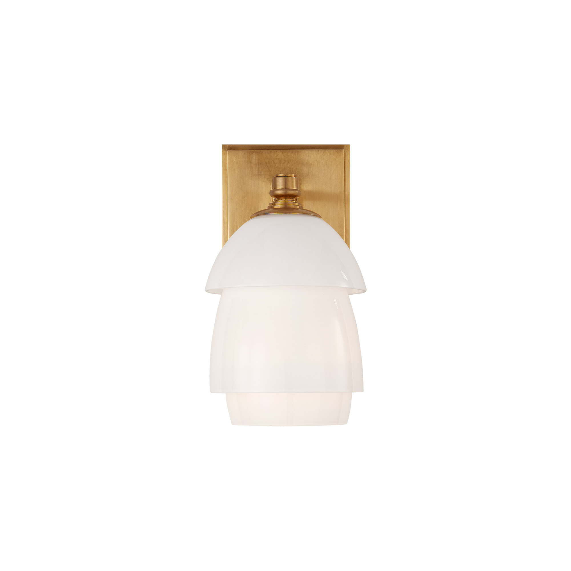 Whitman Small Sconce (Brass) - Bloomingdales Lighting
