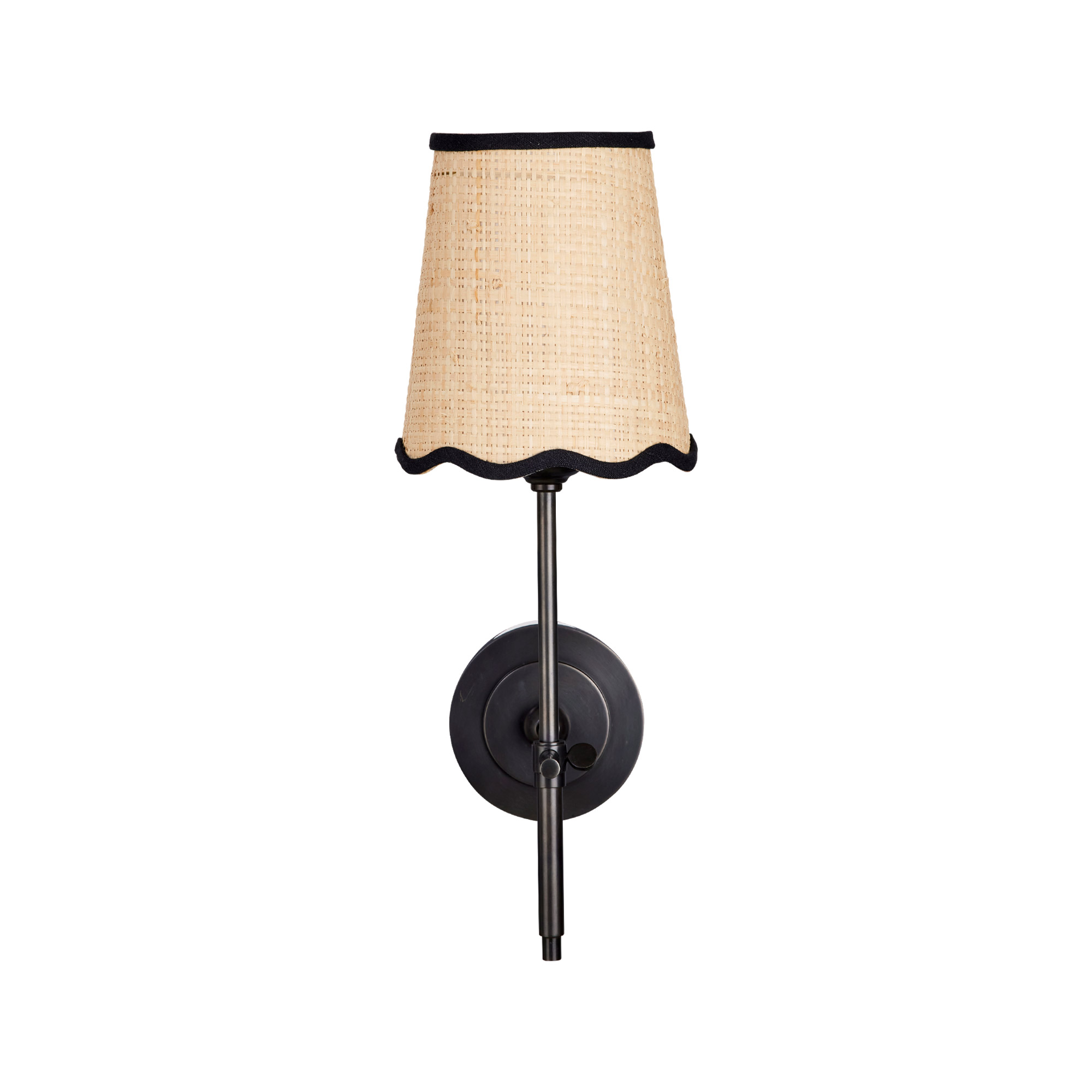 Bryant Wall Sconce (Bronze and Rattan) - Bloomingdales Lighting