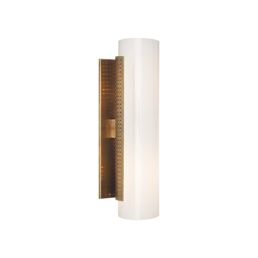 Precision Cylinder Sconce (White) - Bloomingdales Lighting