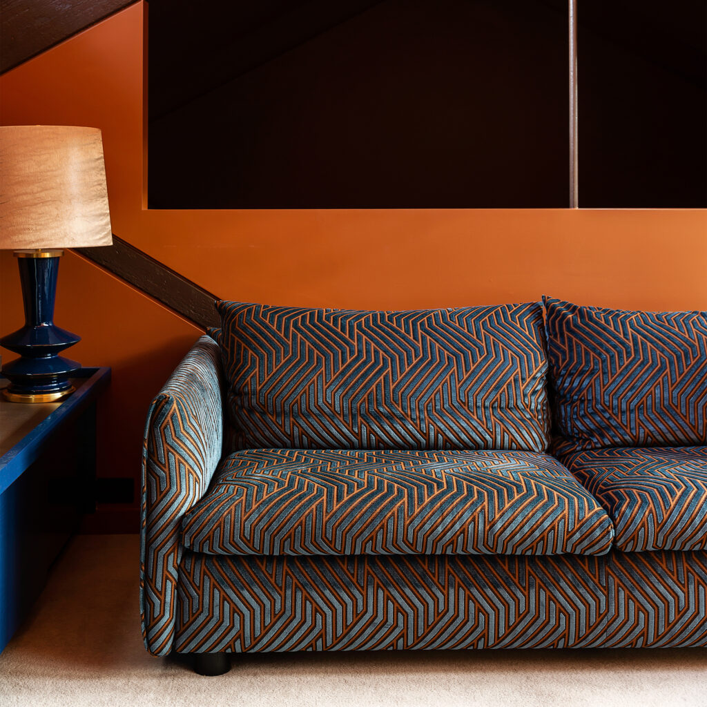 Whittaker Table Lamp (Blue-Brown) - Bloomingdales Lighting